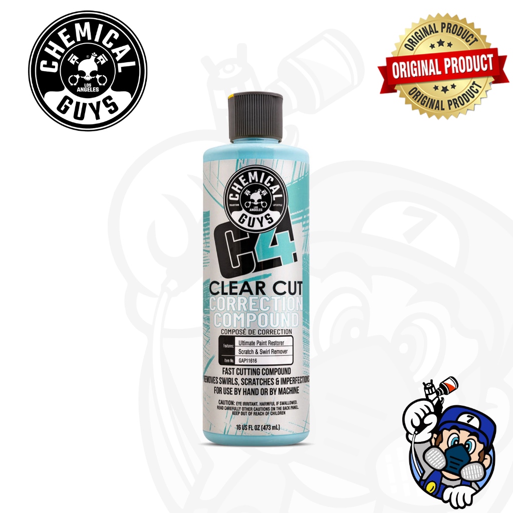 CHEMICAL GUYS C4 Clear Cut Correction Compound (16 FI. Oz.) | Shopee ...