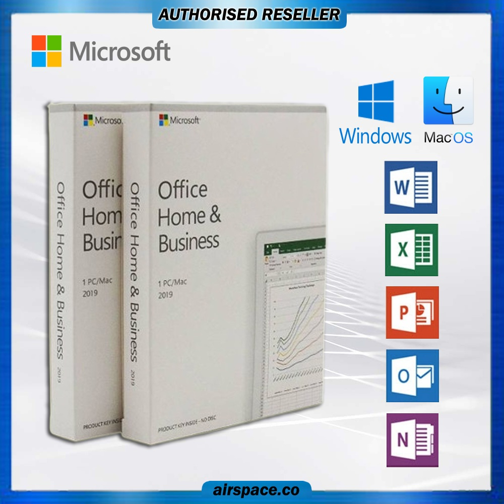 Microsoft Office Home and business 2019 (T5D-03302) With Window Retail Box (Installation ...