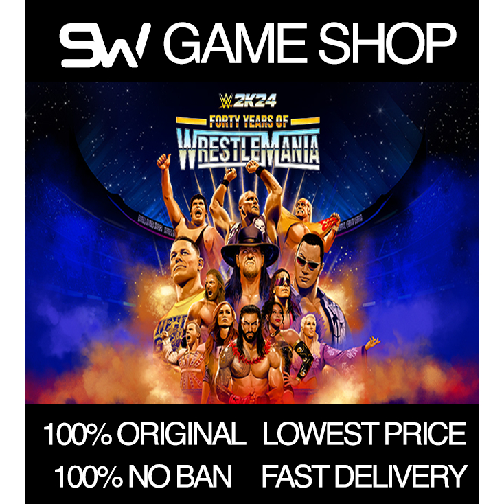 WWE 2K24 40 Years of Wrestlemania | Steam PC Game | Online & Offline ...