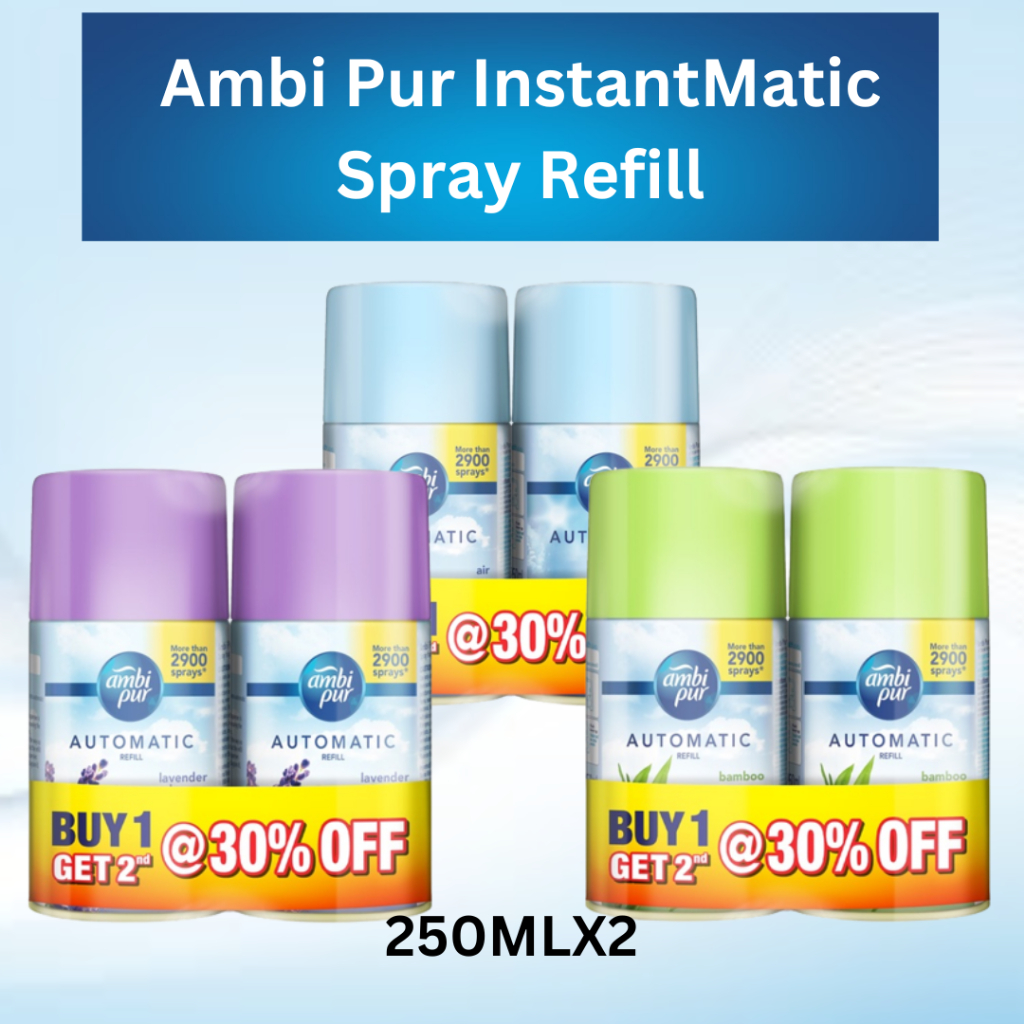 Ambi Pur Instantmatic Spray Refill 250ml x 2 | Shopee Malaysia