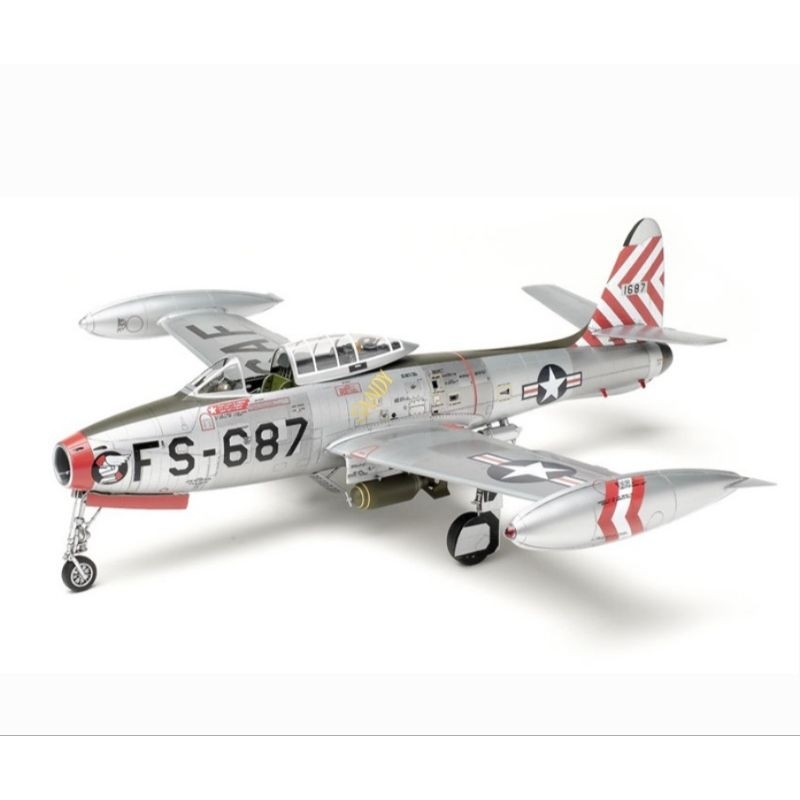 USAF F-84E Thunderjet Brand Hobby boss 1/72 model kit Air force MAN ...