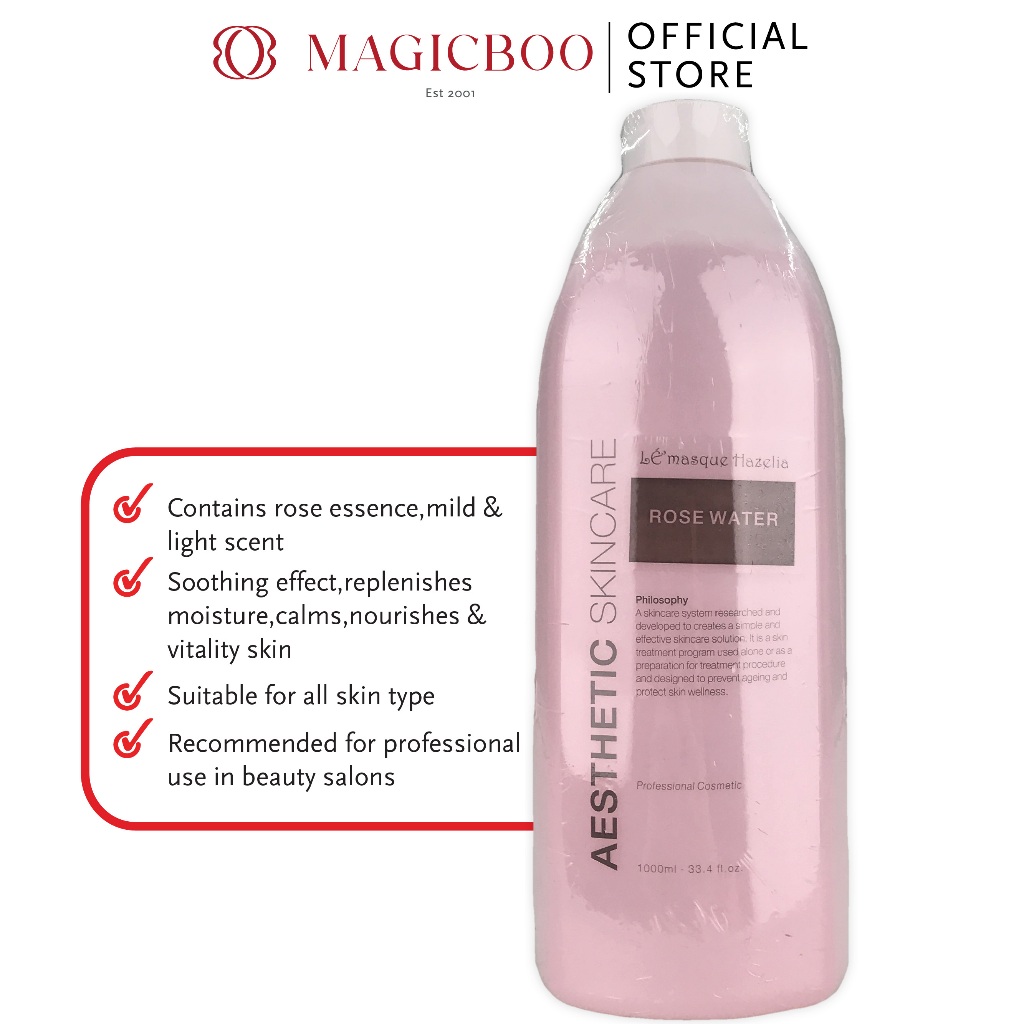 Magicboo Lemasque Rose Water 1000ml | Shopee Malaysia