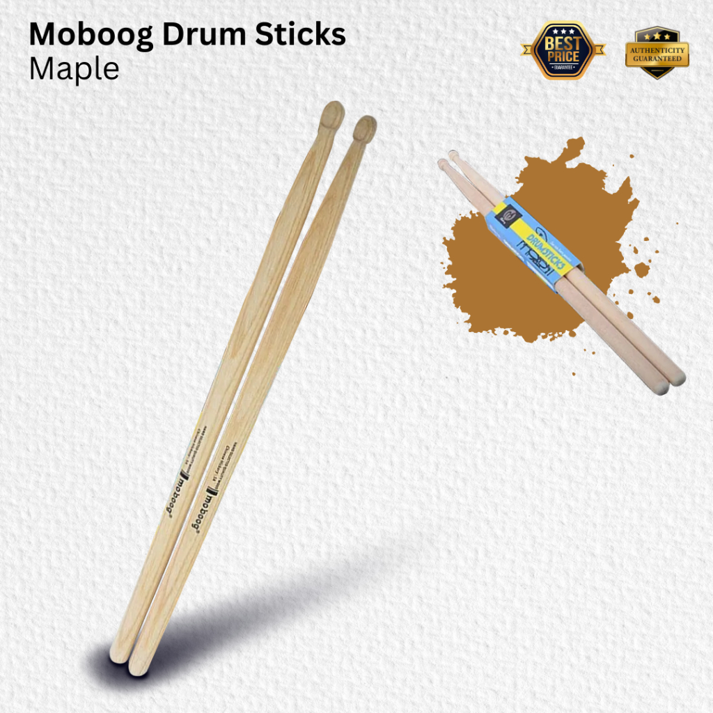 Standard Maple/ Oak/ Anti-skid/ Colourful Moboog Drum Stick | Shopee ...
