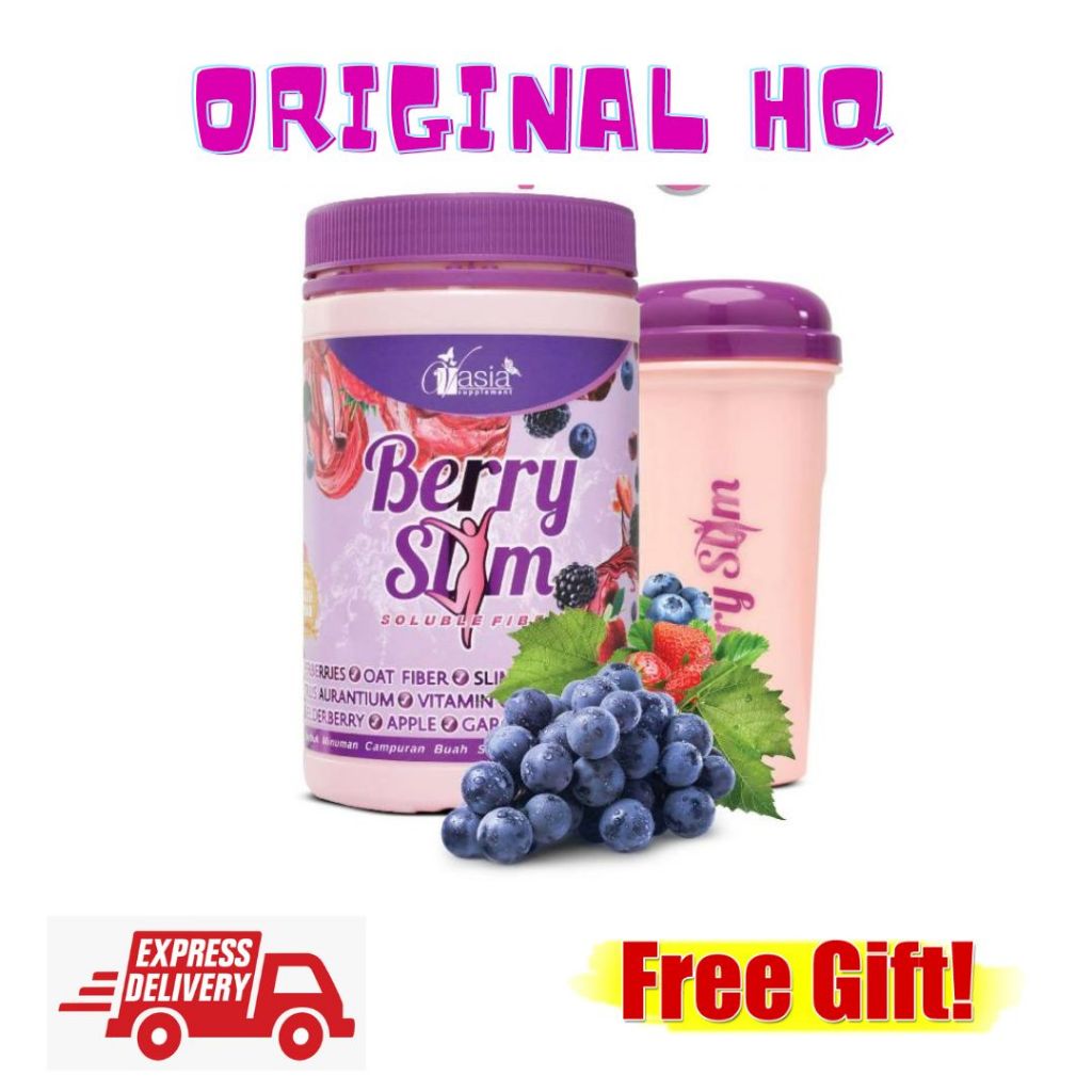 PRODUK VIRAL - V ASIA BERRY SLIM SOLUBLE FIBRE 400G - ORIGINAL HQ ...