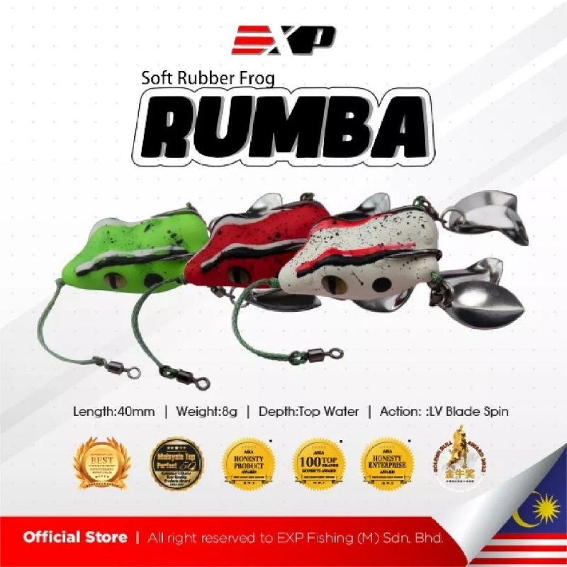 EXP RUMBA RUBBER SOFT FROG | Shopee Malaysia