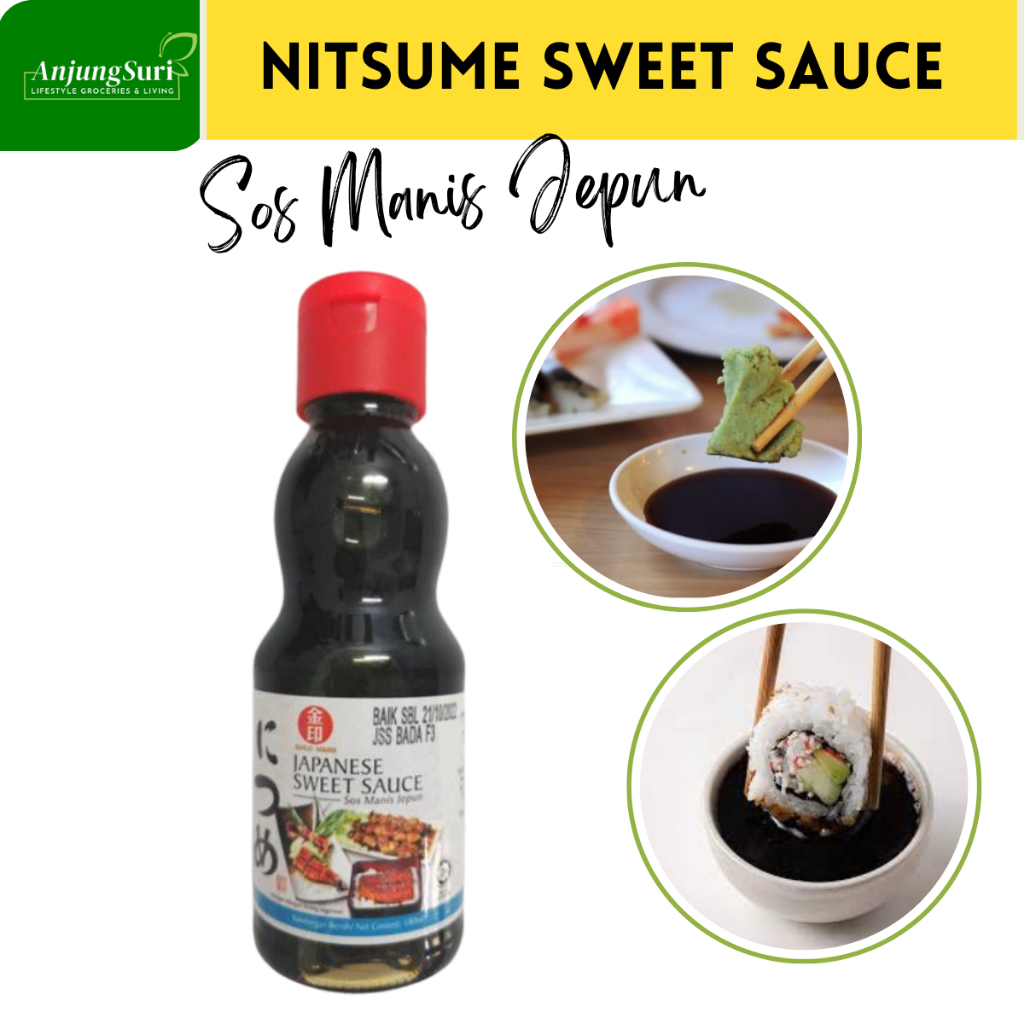 Sushi Japanese Sweet Sauce 180ml Nitsume Sos Manis Jepun Kicap Soy ...