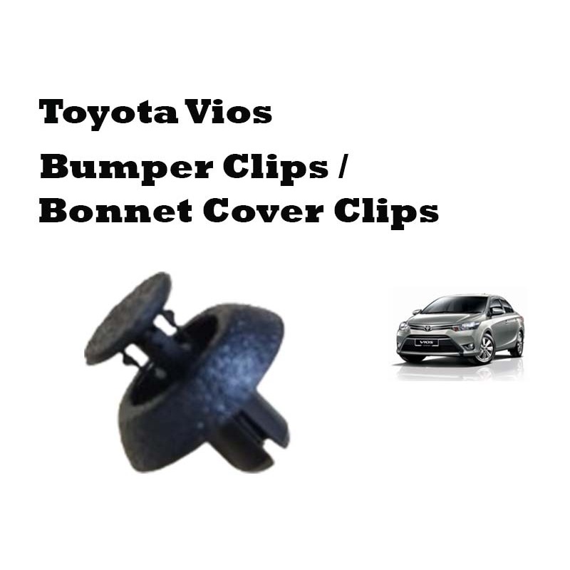 Toyota Vios Bumper Clips / Bonnet Cover Clips | Shopee Malaysia
