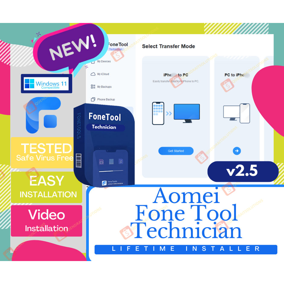 🔥 AOMEI Fone Tool Technician 2.5 | Windows | Video Easy Install ...