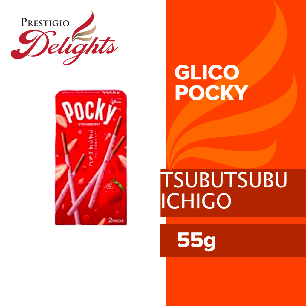 GLICO POCKY TSUBUTSUBU ICHIGO 55G | Shopee Malaysia