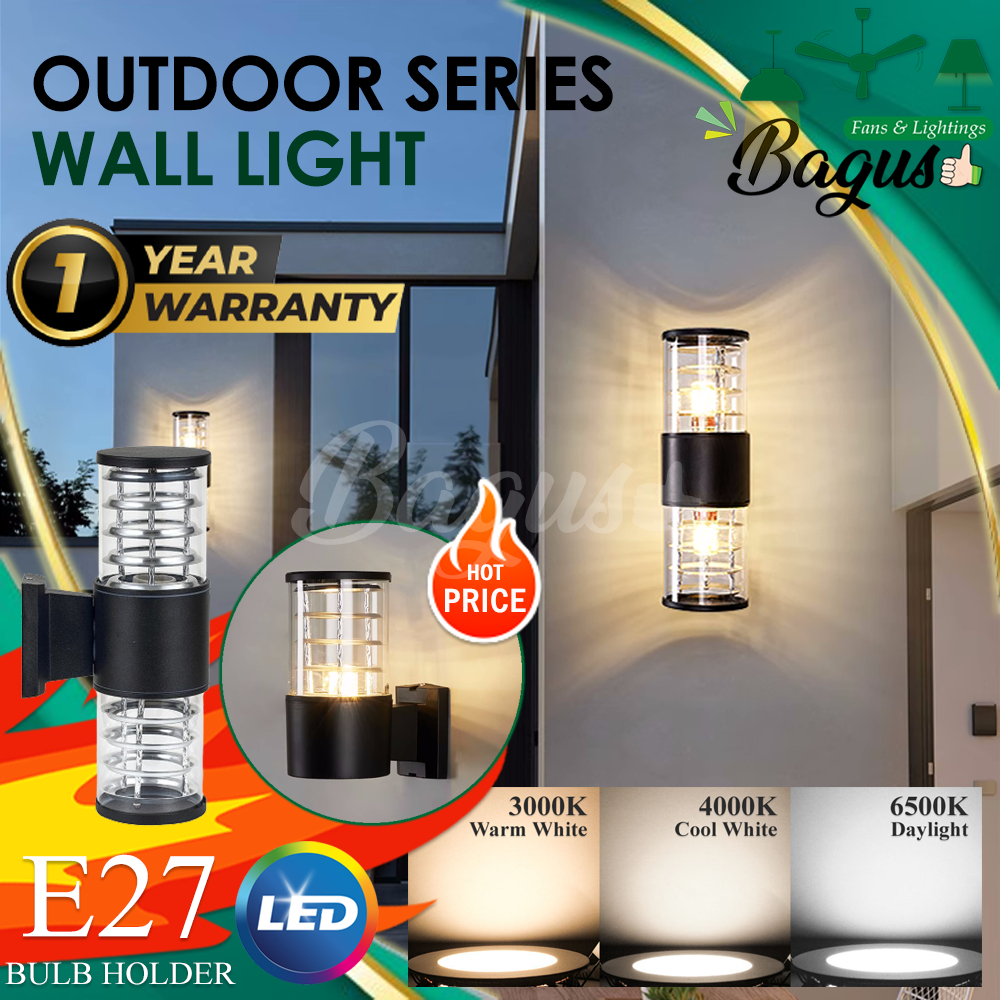 Outdoor Light - 1/2 Way Up Down Wall Light Porch Lamp | Waterproof ...