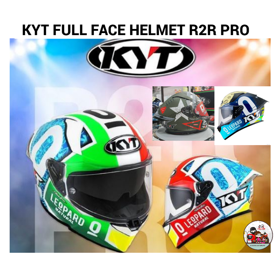 KYT FULL FACE HELMET R2R PRO | Shopee Malaysia