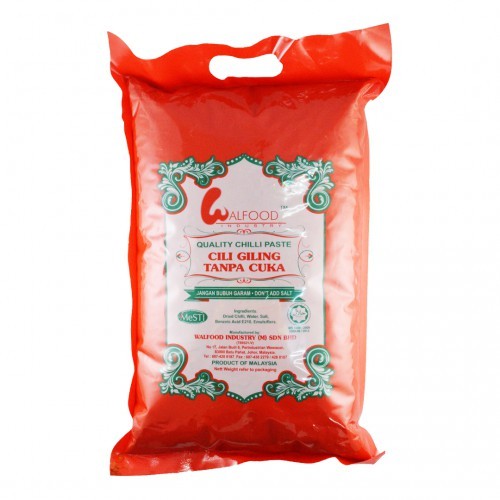 Cili Giling Walfood (Chili Paste) 3kg | Shopee Malaysia