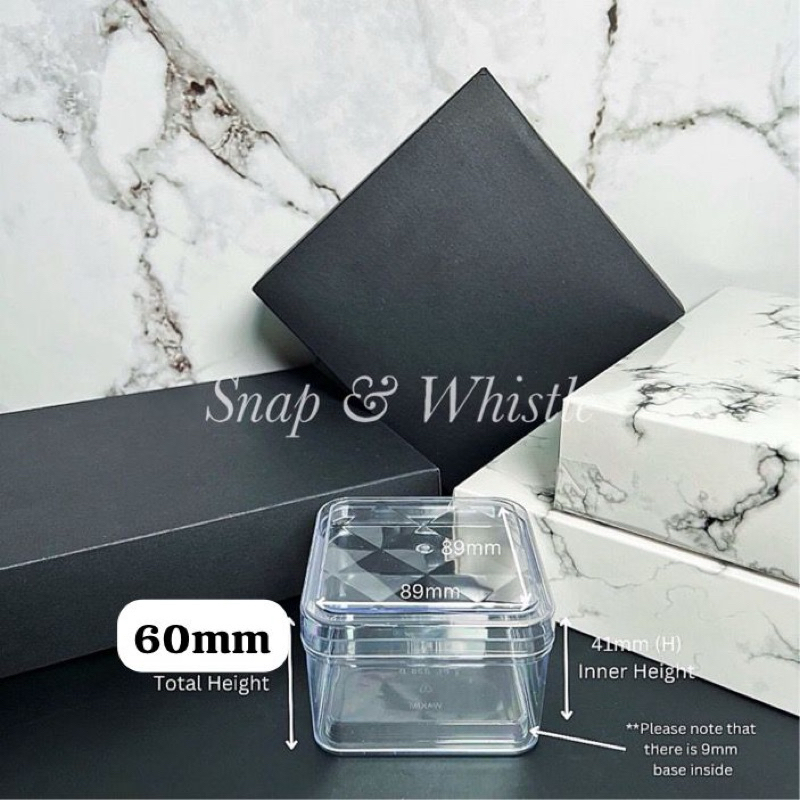 1 Carton 60pcs Balang Kuih Raya PL338B Cookie Jar Plastic Container ...