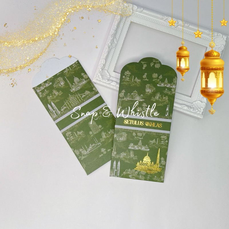 [NEW] 2025 Premium Sampul Raya 5pcs/pack Gold Exclusive Setulus Ikhlas ...