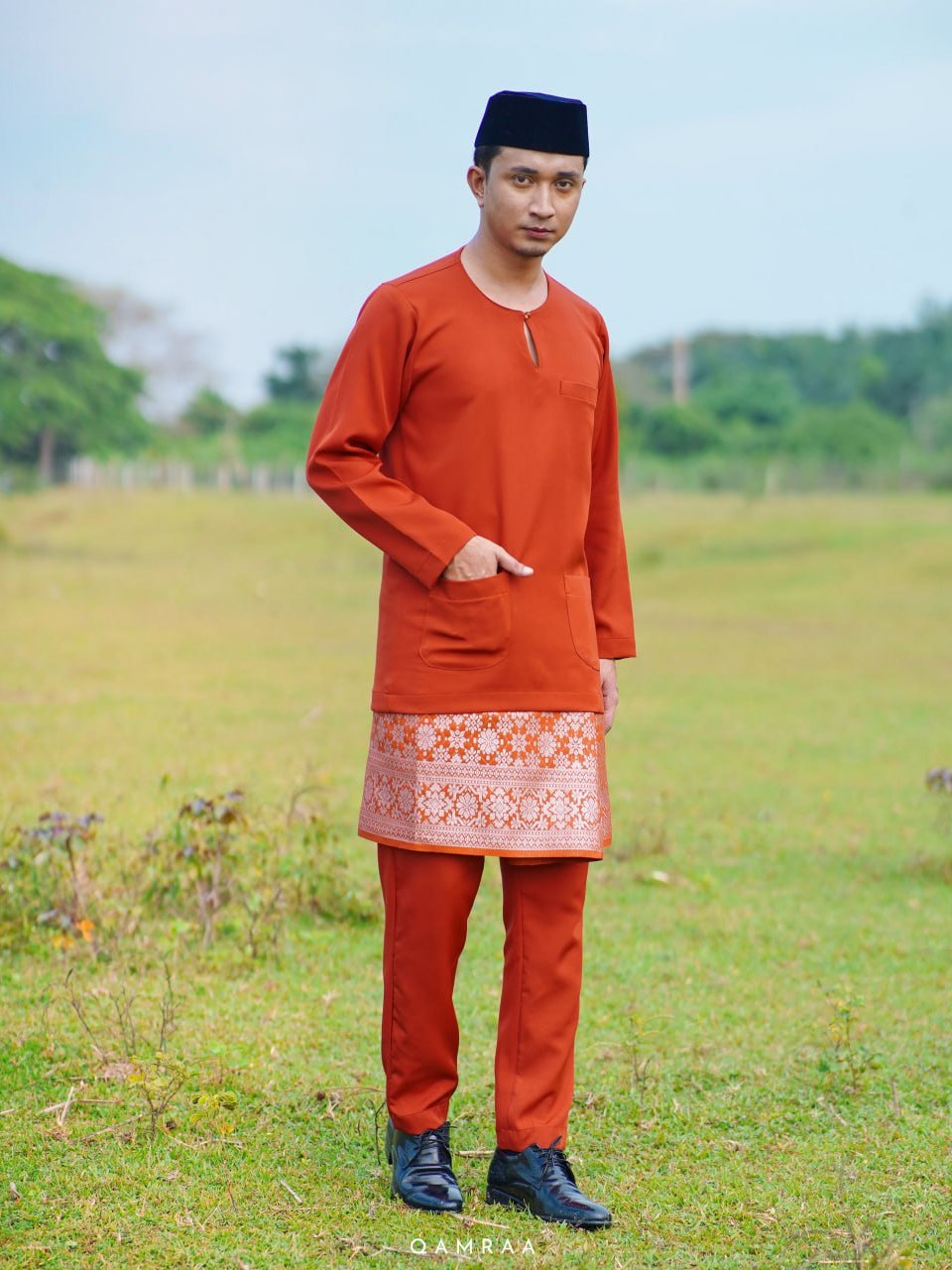 Baju Melayu Johor by Qamraa Teluk Belanga Material Premium Kurang Kedut ...