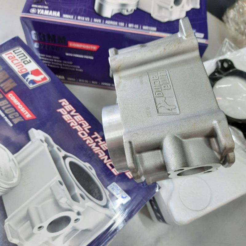UMA RACING ( 63MM ) FORGED PISTON CYLINDER IRON BLOCK COMPOSITE Y15ZR ...