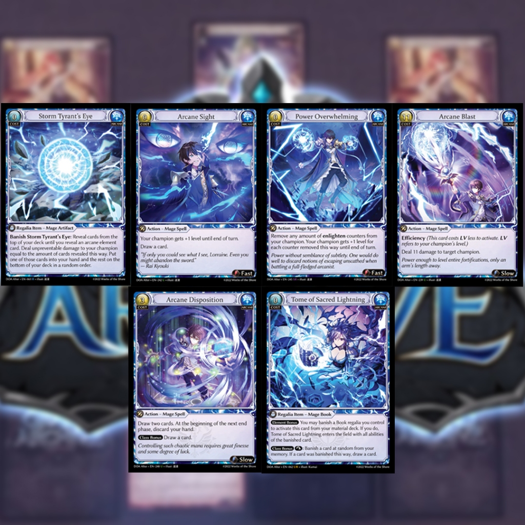 Grand Archive TCG- GATCG- Dawn Of Ashes Alter- Arcane Card | Shopee ...