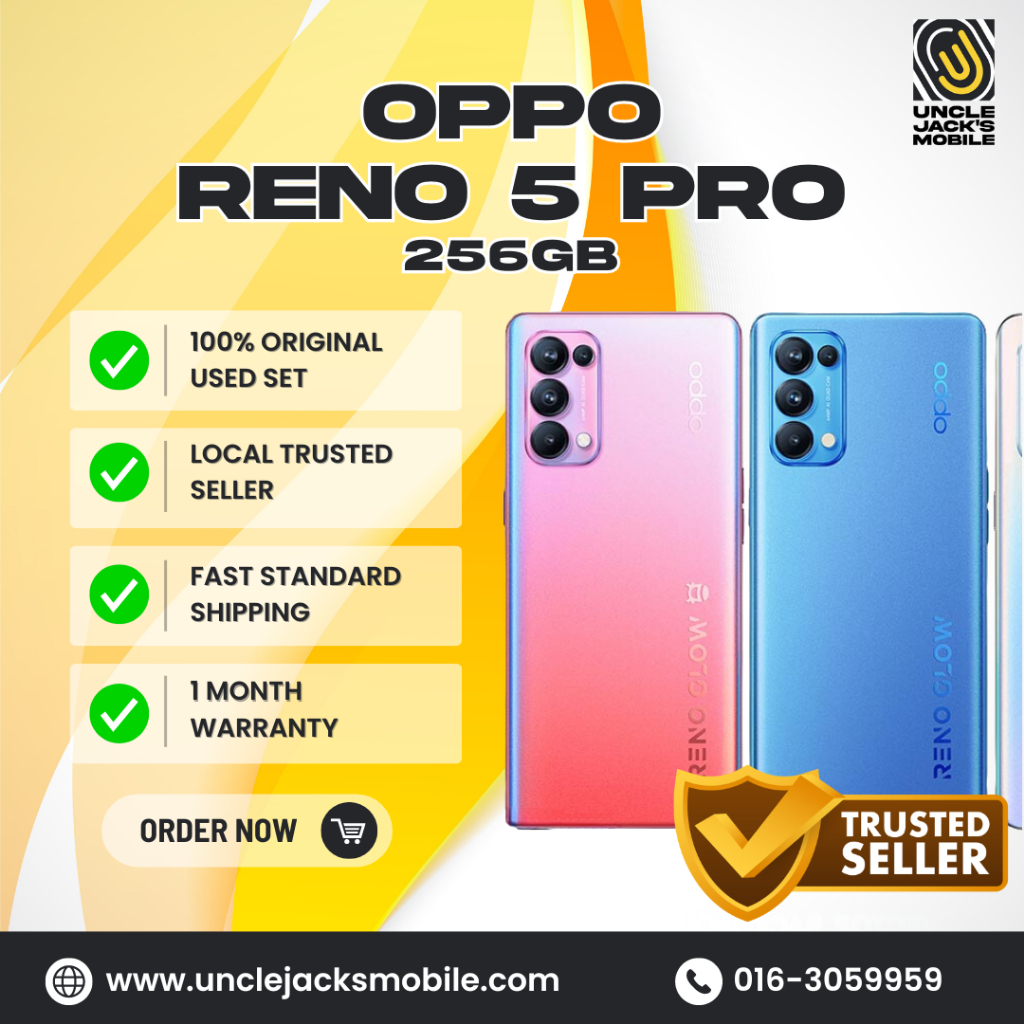 Oppo Reno 5 Pro (12+256) | Full Set | Condition Grade A | 100% Original ...