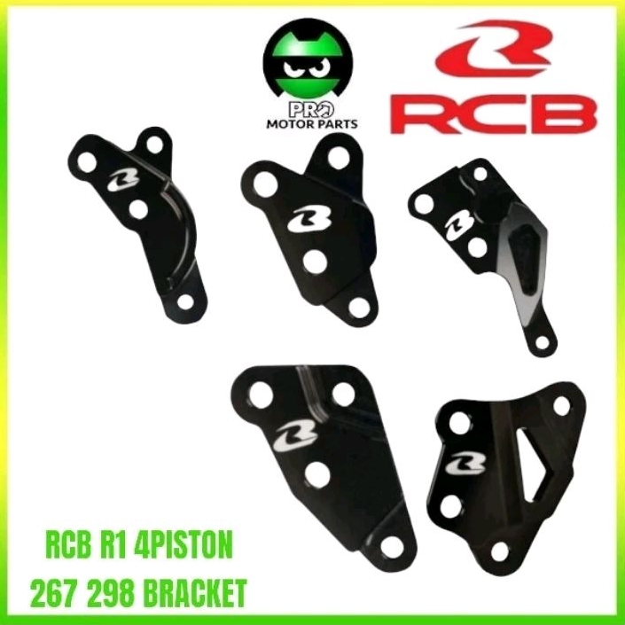 RCB R1 4 PISTON CALIPER BRACKET R1 267 MM 298 MM Y15 Y16 RS150 RSX ...