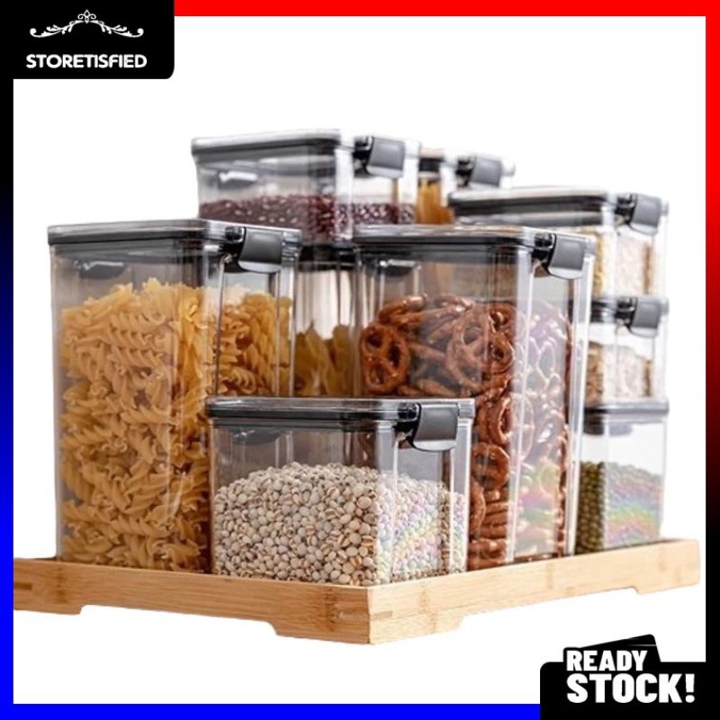 BEKAS MAKANAN KEDAP UDARA | Balang Simpan Kekacang Dan Jajan | Bekas ...
