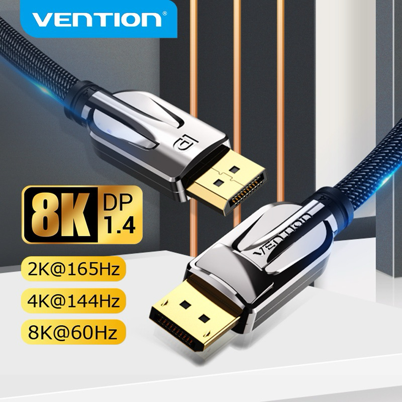 Vention DisplayPort Cable DP 1.4 Cable 2K@165Hz 4K@144Hz 8K High Speed DisplayPort to ...