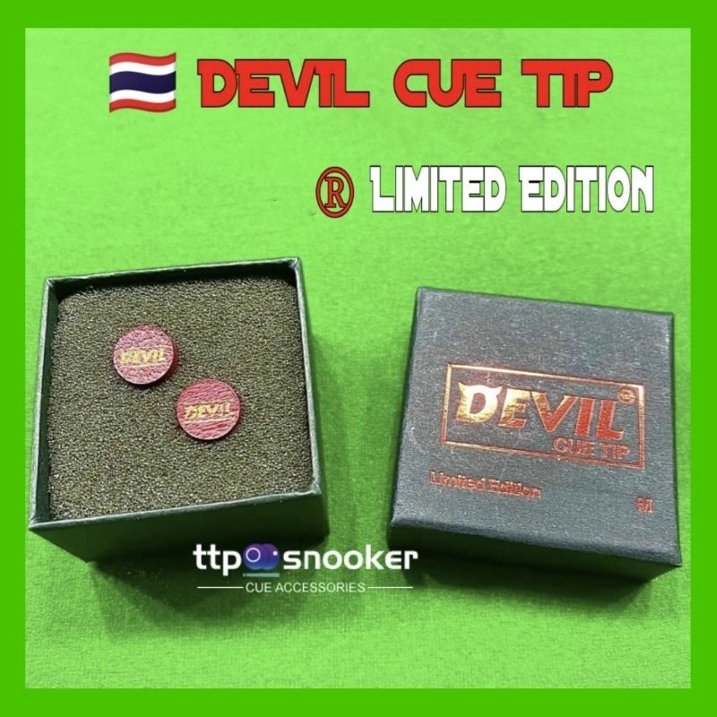 DEVIL snooker cue tip uk thailand 🇹🇭 (11mm) | Shopee Malaysia