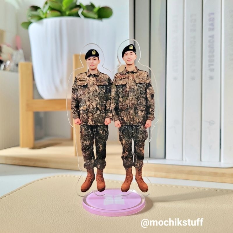 BTS TAEJOON Military Acrylic Standee Fanmade by Mochikstuff | Shopee ...