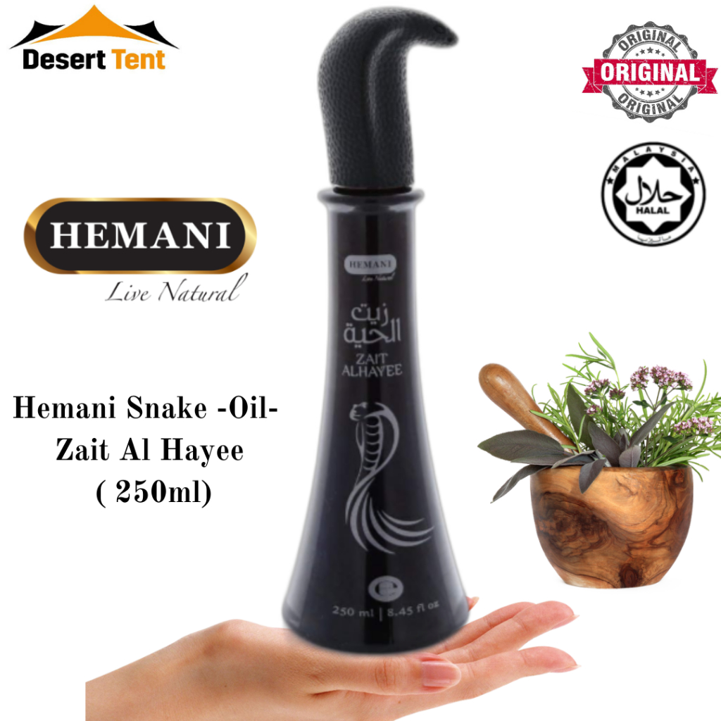 Hemani Snake-Oil-Zait Al Hayee ( 250ml)-Hair oil | Shopee Malaysia