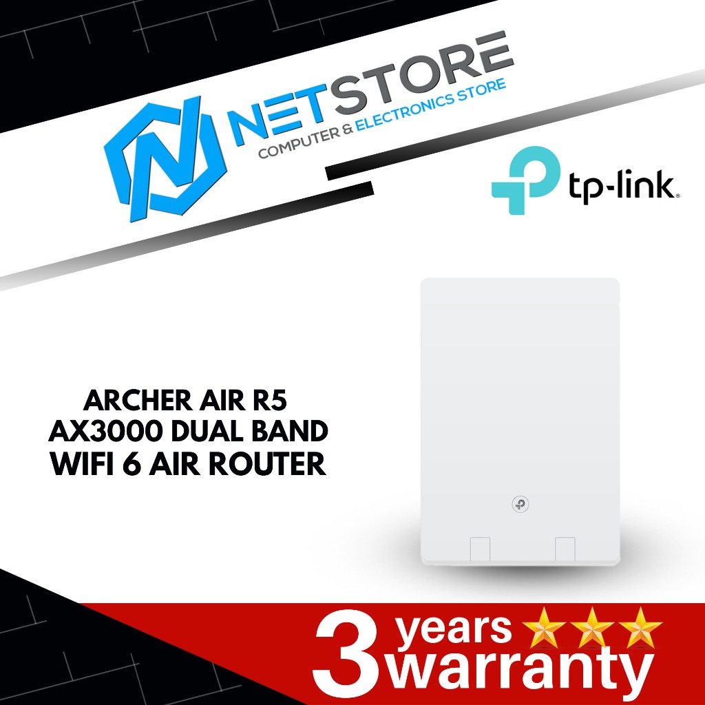 TP-LINK ARCHER AIR R5 AX3000 DUAL BAND WIFI 6 AIR ROUTER - ARCHER AIR ...