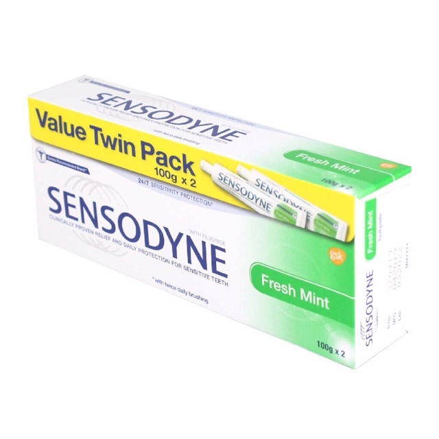 Sensodyne Toothpaste Fresh Mint Twin Pack (100g x 2) EXP: 04/24 ...