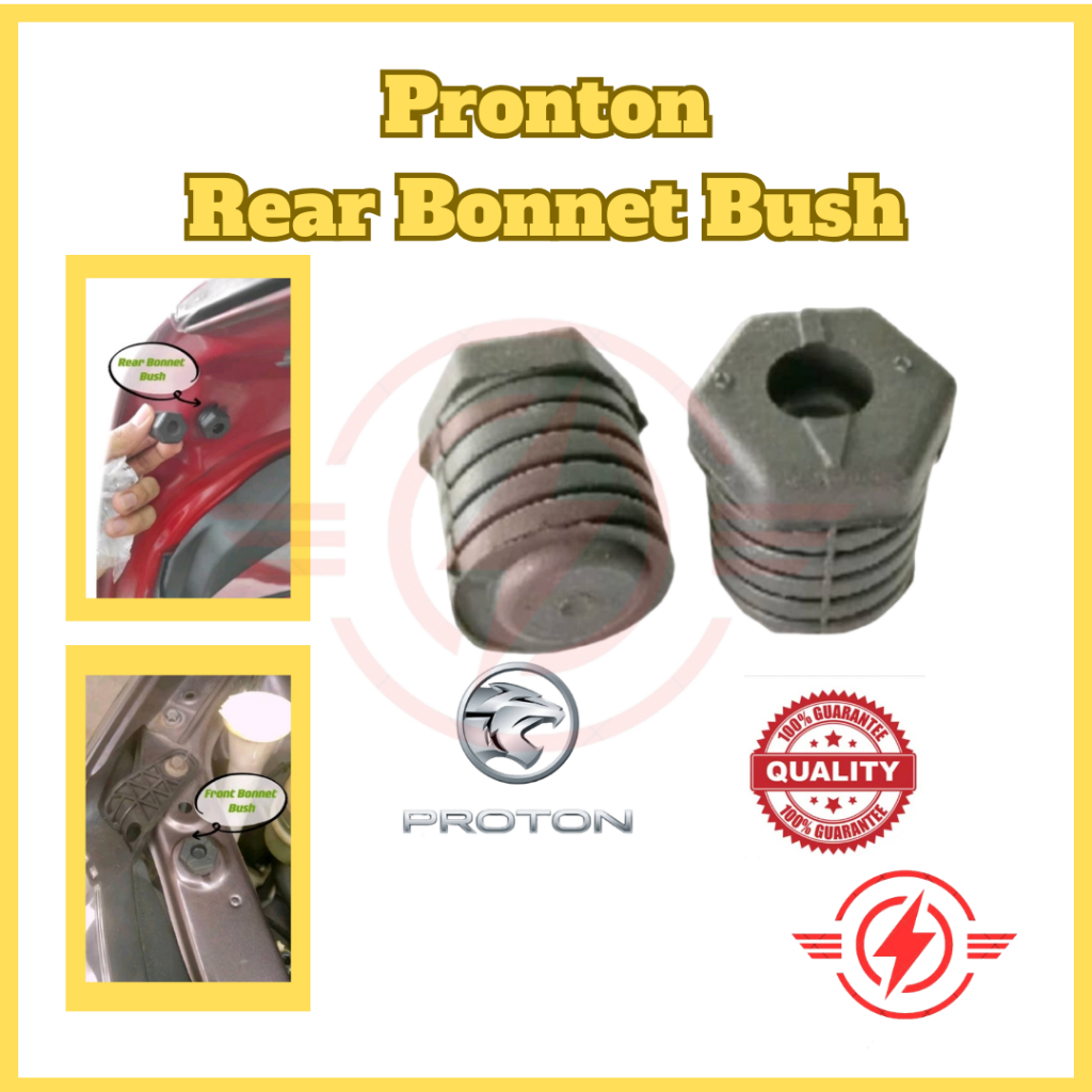 Proton Bonnet Bush Front Rear Rubber Getah Bush Bonet Depan Belakang ...