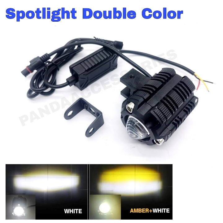 Spotlight 3 Line Headlight X2 Led Laser Gun Light Motor Head Lamp ...