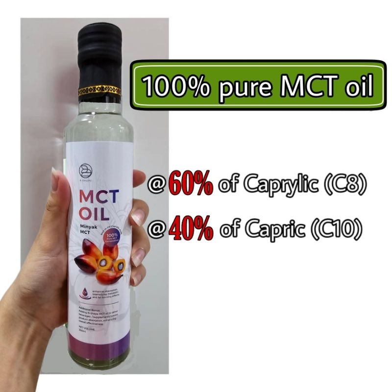100% Pure MCT Oil 纯MCT油 250ml | Shopee Malaysia