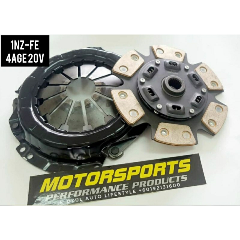 DPC Racing Clutch Set 6 Puck Toyota 1NZ-FE 4AGE 20V 4E-FTE 2ZZ-GE ...
