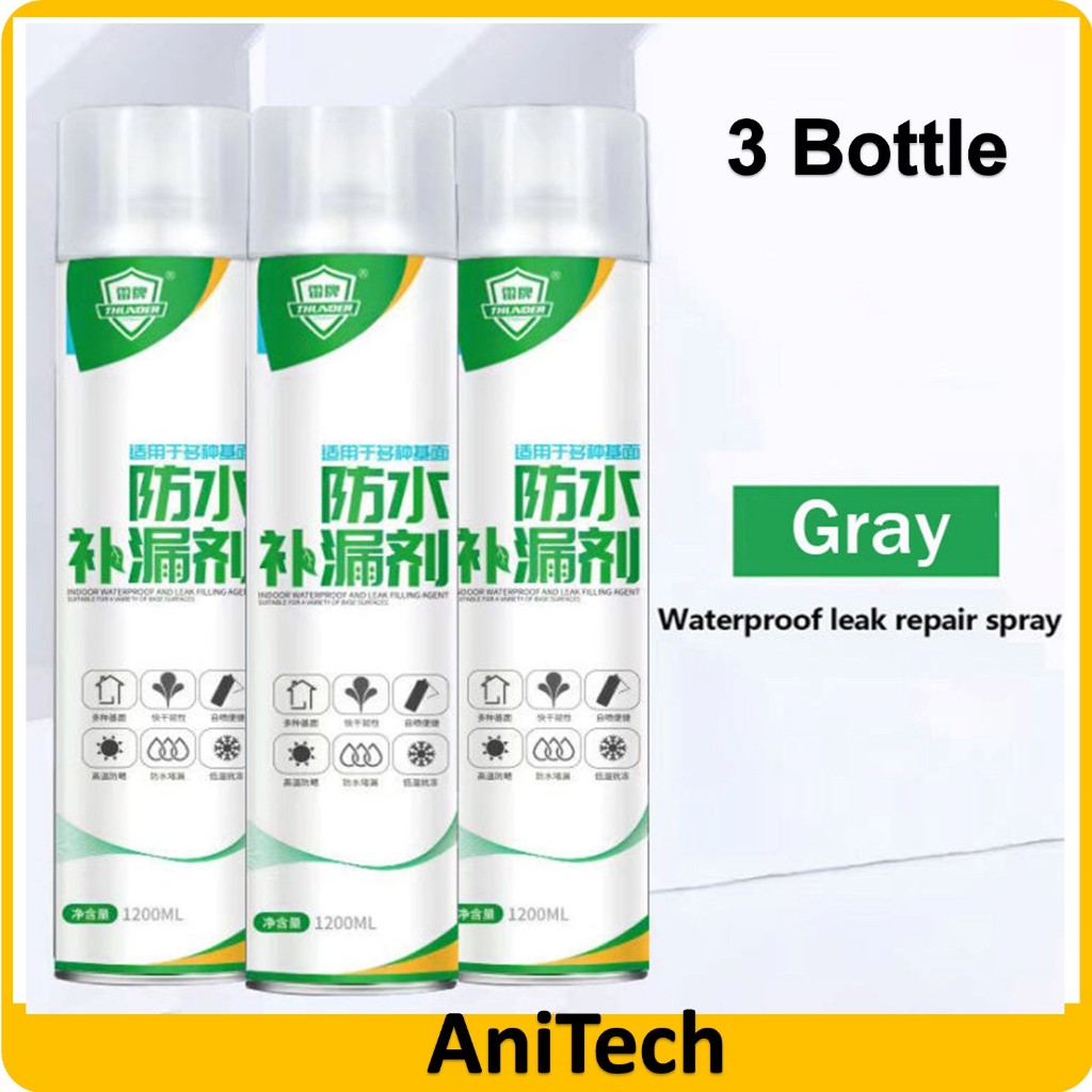 1200ml THUNDER leaking spray waterproof waterproof sealant Sater proof spray for leaking ...