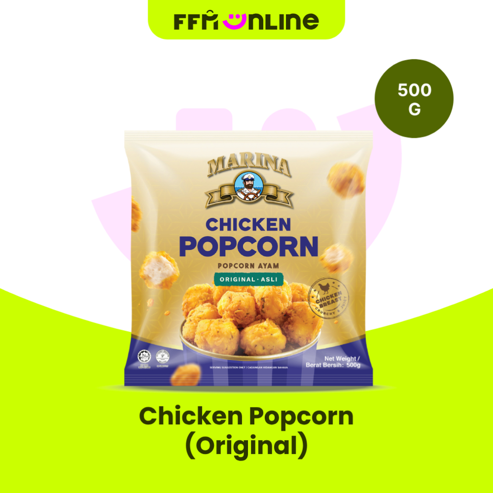 [Klang Valley Only] Marina Chicken Popcorn Original 500g | Shopee Malaysia