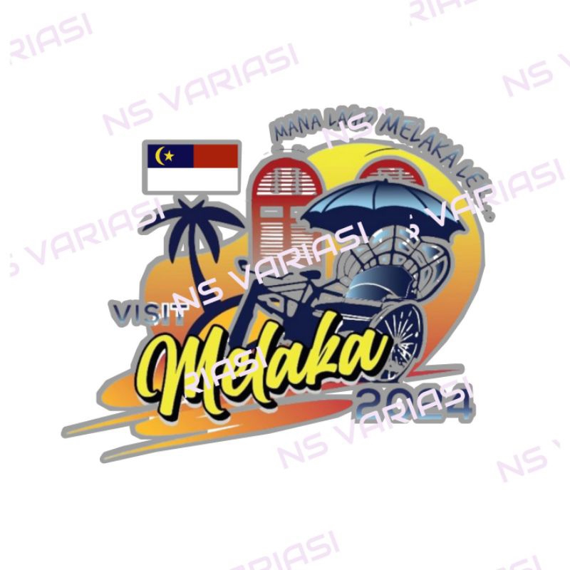 T-shirt Tahun Melawat Melaka 2024 (Visit Melaka Year 2024), Pre-order | Shopee Malaysia