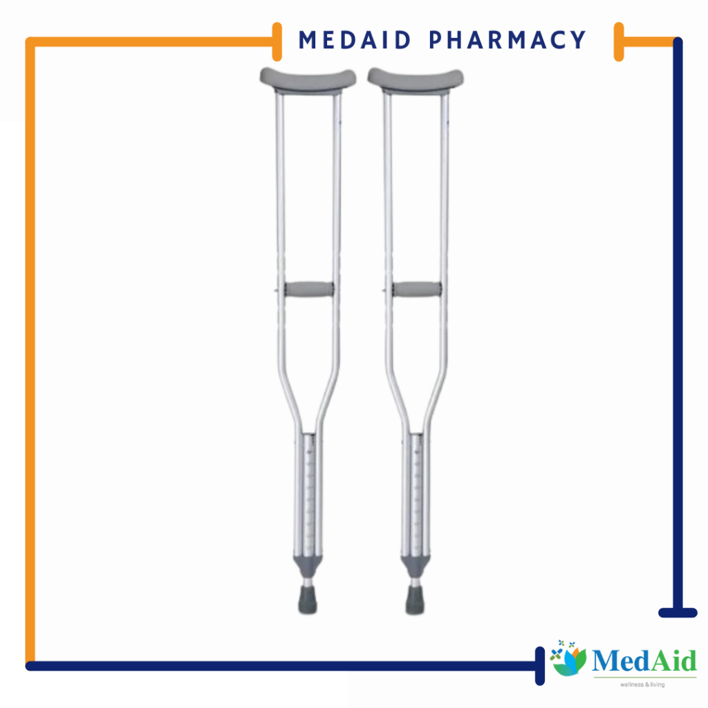 Mobilis Alum Shoulder Crutches Adult (Pair) | Shopee Malaysia