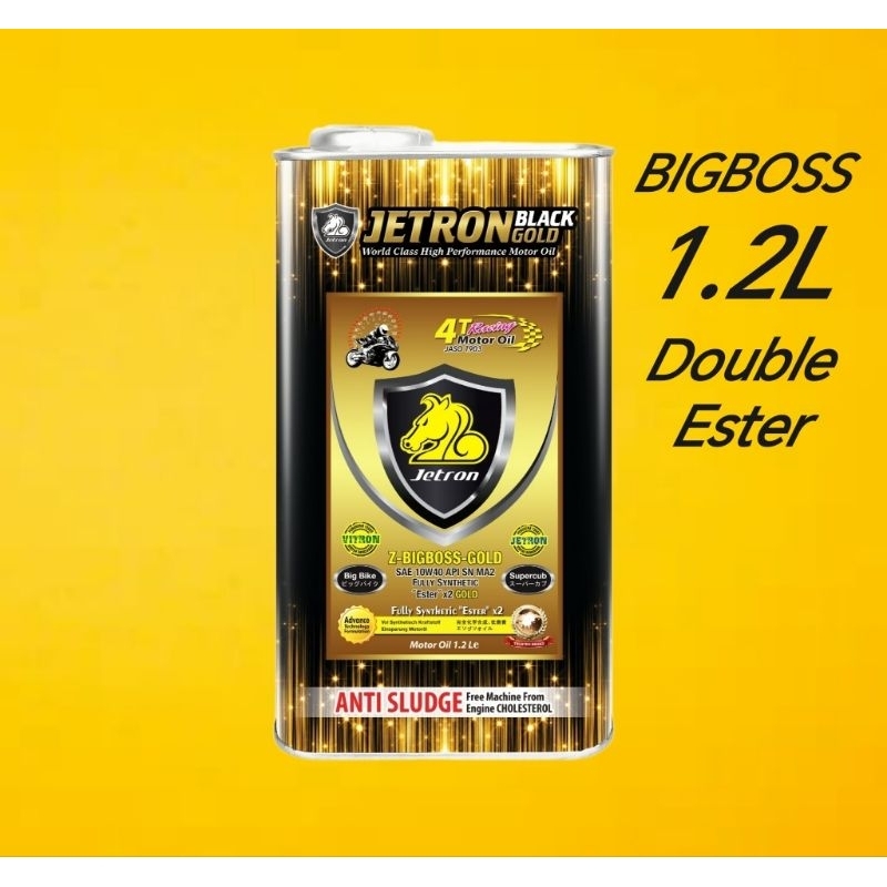 M7-G JETRON Bigboss VIP/Gold 10W40 15W50 Motorcycle Engine Oil Fully ...