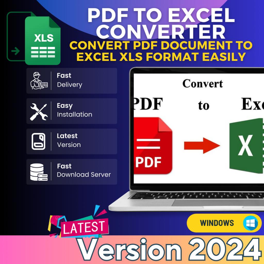 PDF To Excel Converter - Convert PDF document to Excel XLS format ...