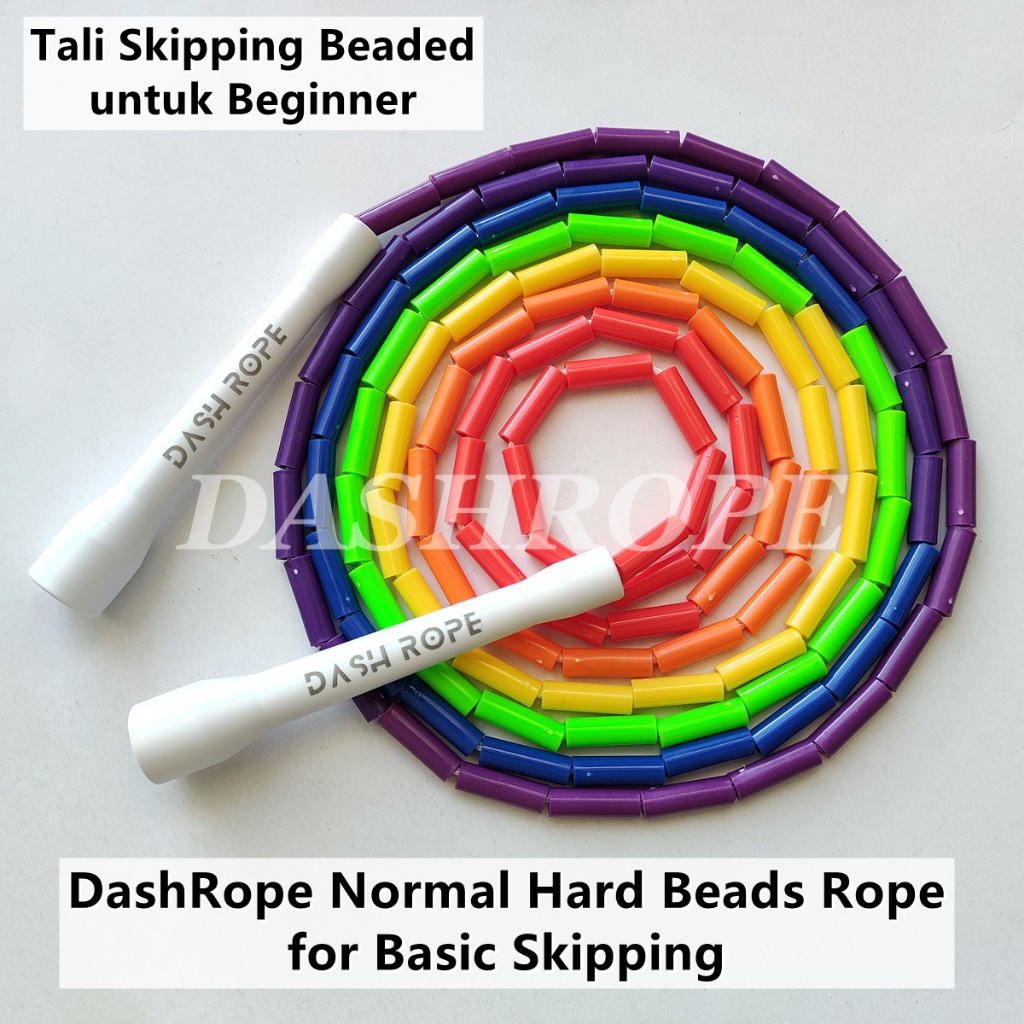 DashRope Normal Hard Beads Beaded Jump Rope Bead Skipping Ropes Tali ...