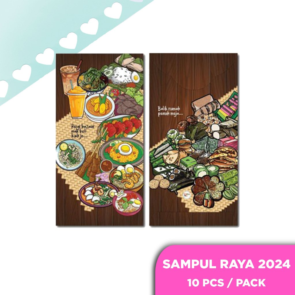 Sampul Duit Raya 2024 Iftar (10pcs / pkt) - 10 keping Angpao Hari ...