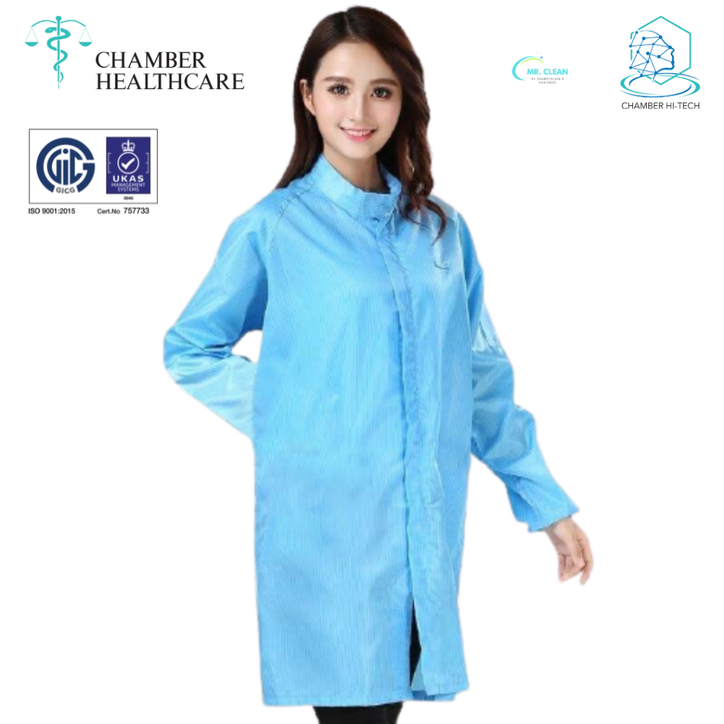Chamber's Cleanroom ESD Smock [Design: Normal; Collar: Wing Style ...