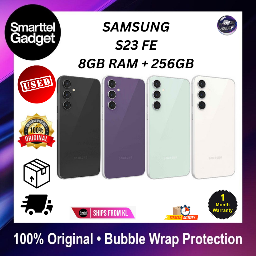 Original Samsung Galaxy S23 FE 8GB RAM + 256GB | Original Samsung Demo ...
