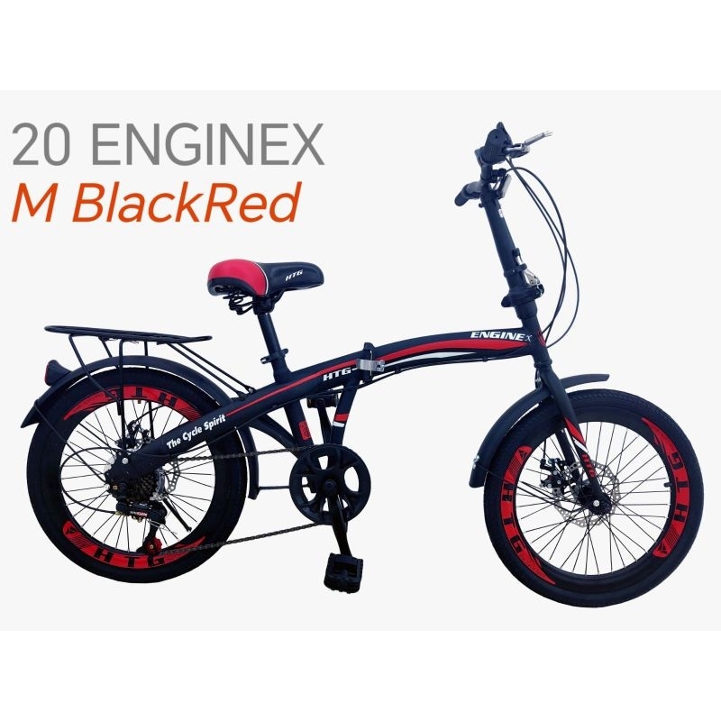 Basikal Folding 20 inch ENGINEX Ready Stock 100%pasang 20 Inch Folding Bike 7 SPEED Bicycle ...