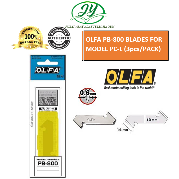 Olfa PB-800 Blades for Model PC-L (3pcs/pack) | Shopee Malaysia