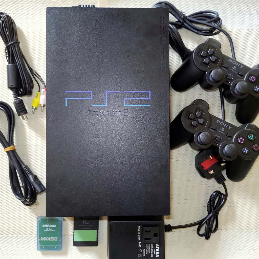 Sony PlayStation 2 PS2 MX4SIO with Free Gift Used | Shopee Malaysia