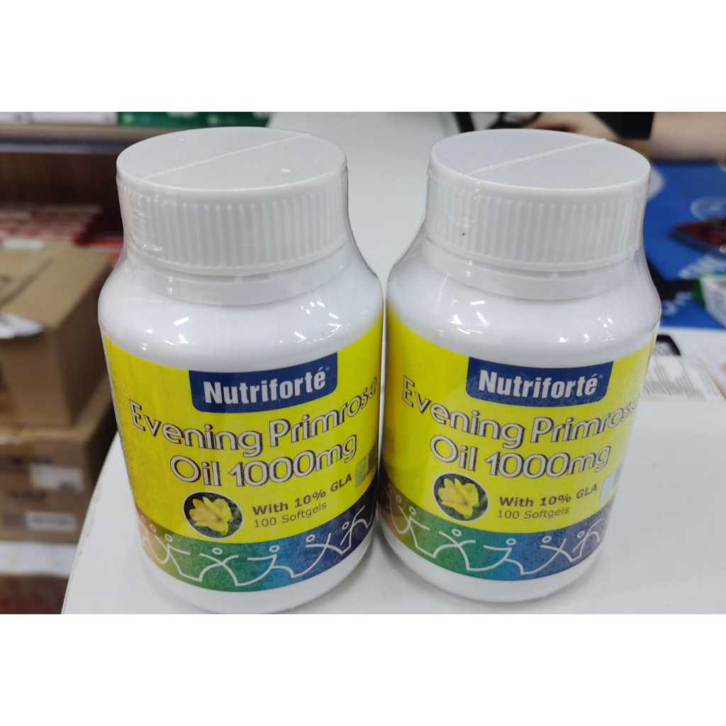 NUTRIFORTE EVENING PRIMROSE OIL 1000MG 100SOFTGELS | Shopee Malaysia