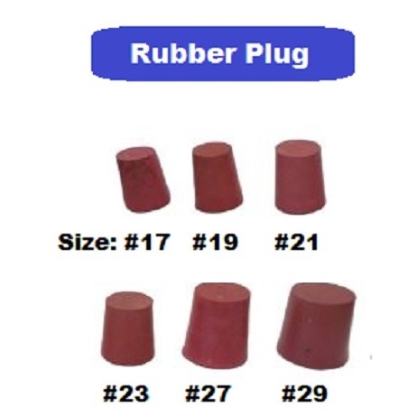 Red Rubber Stopper Plug Rubber Bottle Corks Insert For Water Container ...