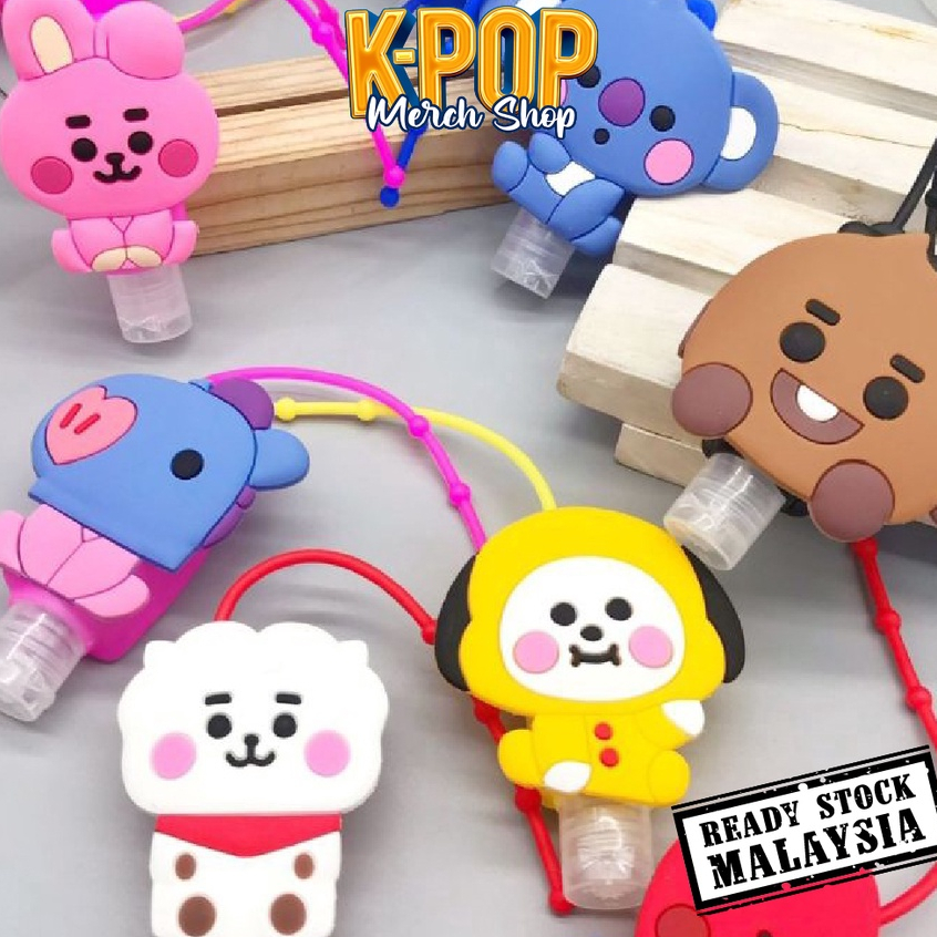 BTS BT21 Tinytan Bangtan OT7 Kpop Merch Hand Sanitizer Sleeve | Shopee Malaysia